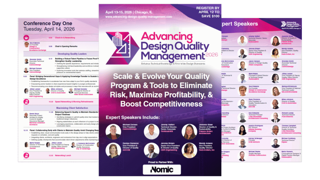 Full-Event Guide | Advancing Design Quality Management 2026